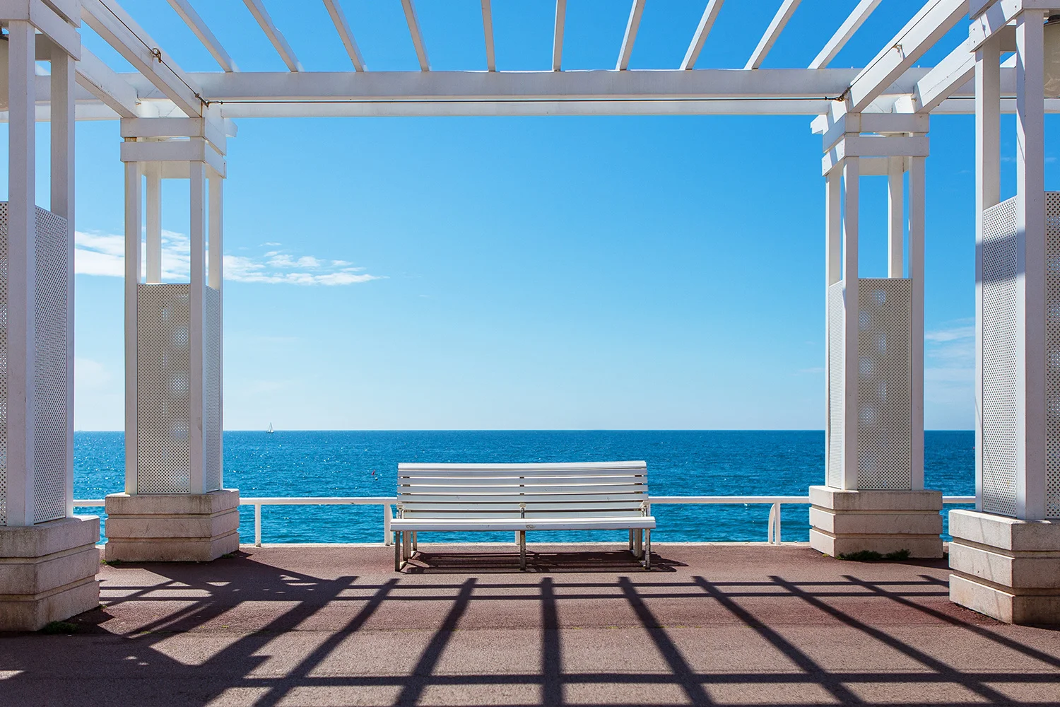 Promenade des Anglais in Nice (The French Riviera)